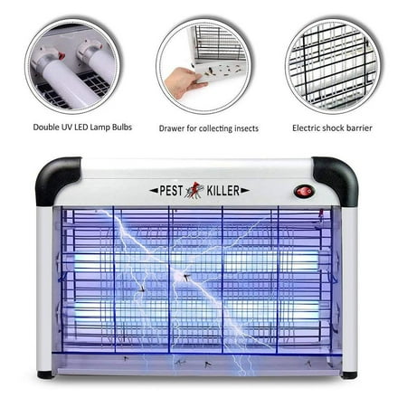 Electric Bug Zapper Pest Repeller Mosquitoes Repellent Traps Control ...