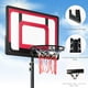 5.4 to 6.9ft Adjustable Height Basketball System,Portable Basketball ...