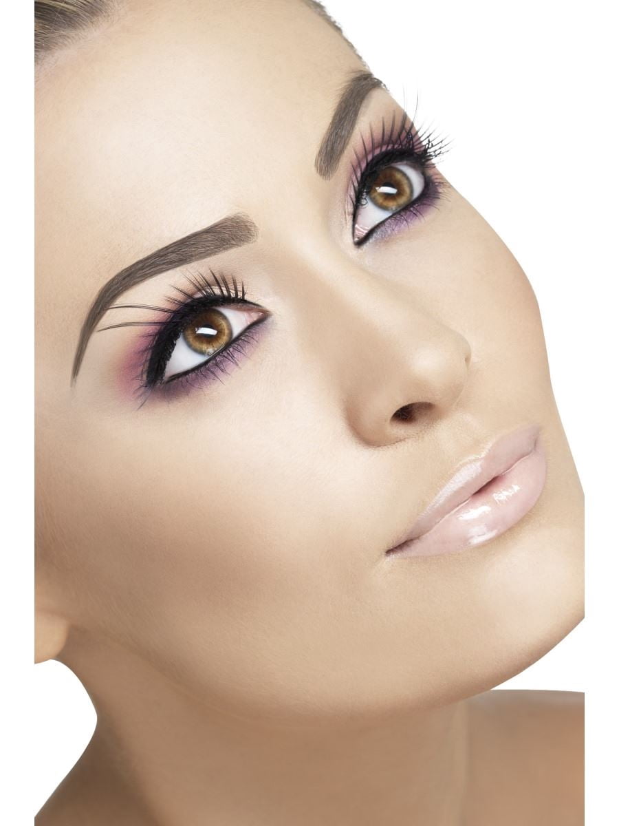 Black Eyelashes with Long Plumes.diva womens photo shoot model black ...