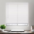 Regal Living White Cordless 1" Room Darkening Mini Blinds - 34 in. x 64 ...