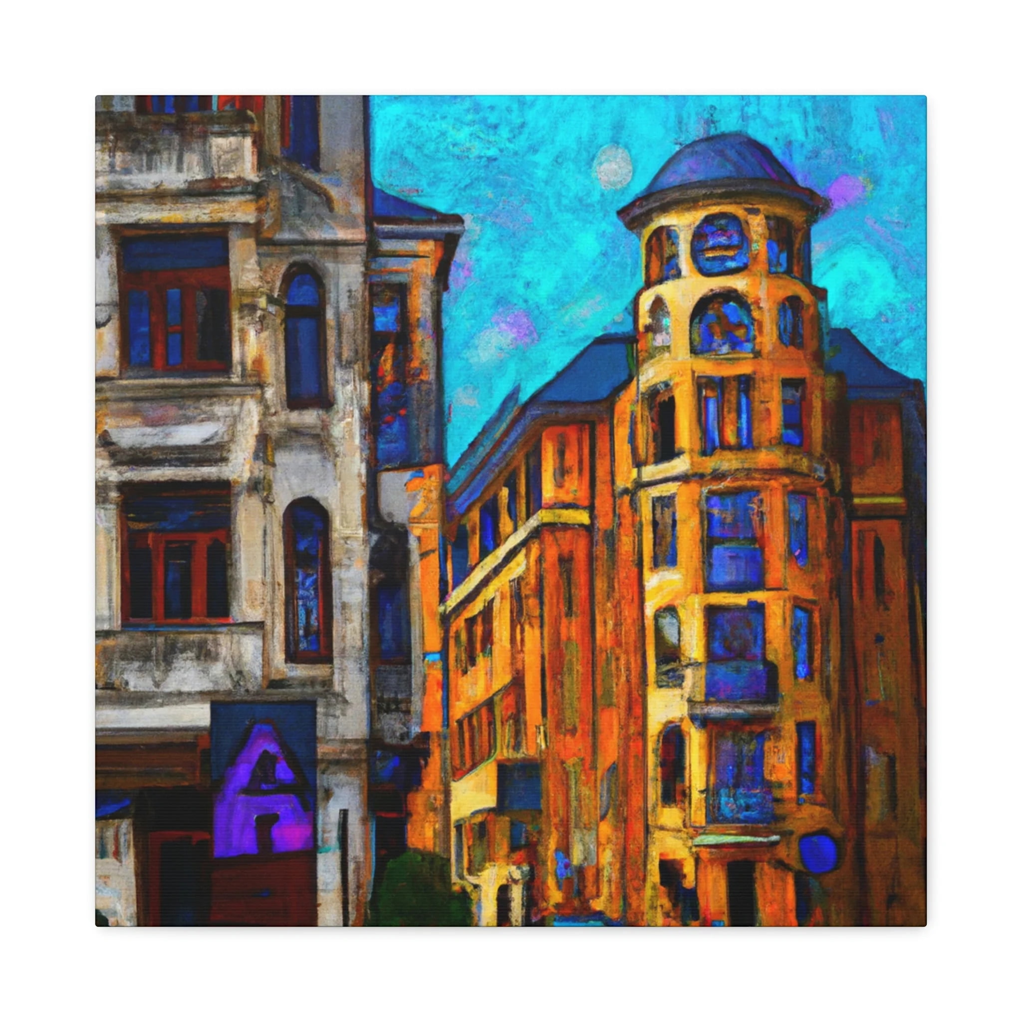 Georgia Pop Art Scene - Canvas - Walmart.com