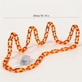 79" Halloween Chain Lights, Spooky Link Garland, Mood Decoration for ...