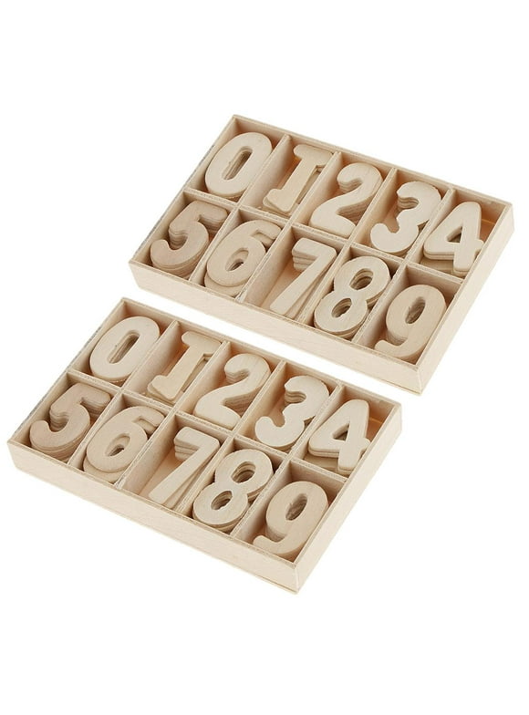 Wooden Letters & Numbers in Wood Crafting - Walmart.com