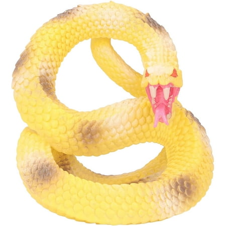 Realistic Snake Toy Plastic Snake Model Rattlesnake Prank Prop Fake ...