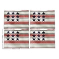 4th Of July Placemat Set Independence Day Heat Mats Star Spangled Table ...