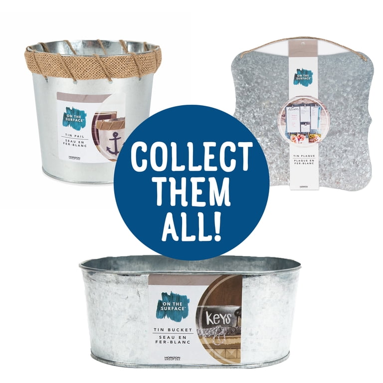 Tall Tin Buckets