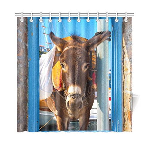 MKHERT Donkey Shower Curtain Home Decor Bathroom Shower Curtain 66x72 ...