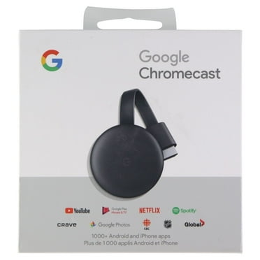 Google Chromecast 3rd Gen - Home TV Streaming Device - Walmart.com