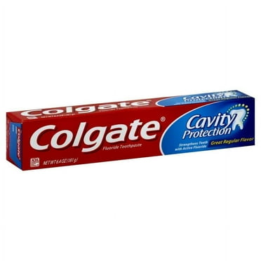 Colgate Cavity Protection Toothpaste, Regular Flavor, Travel Size 1 oz ...