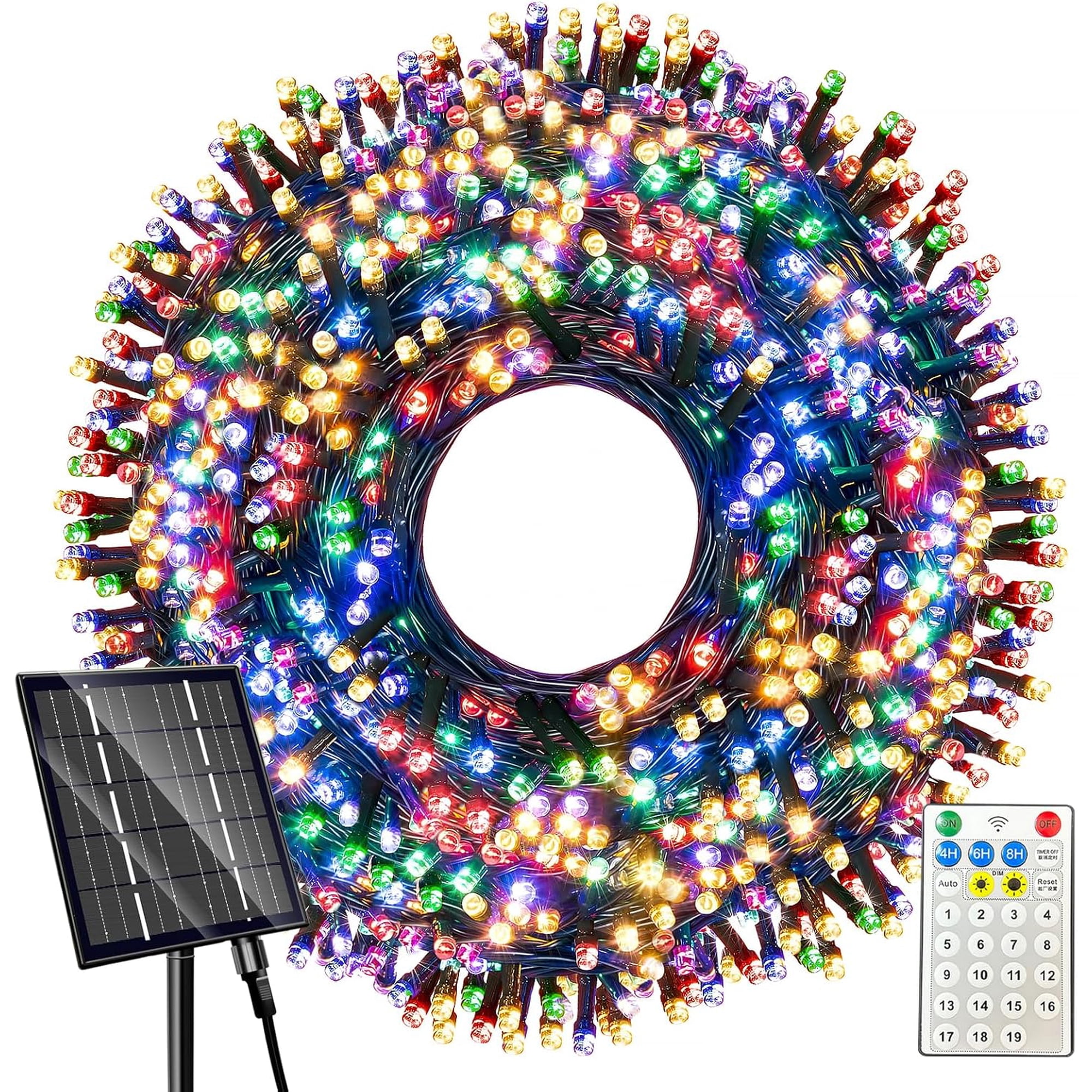 Click here for Biwat-Outdoor Christmas Lights 166ft 500 Led Solar... prices