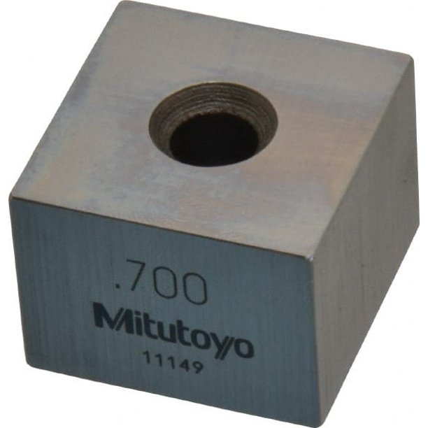 Mitutoyo 0.7" Steel Gage Block Accuracy Grade 0, Certificate of ...