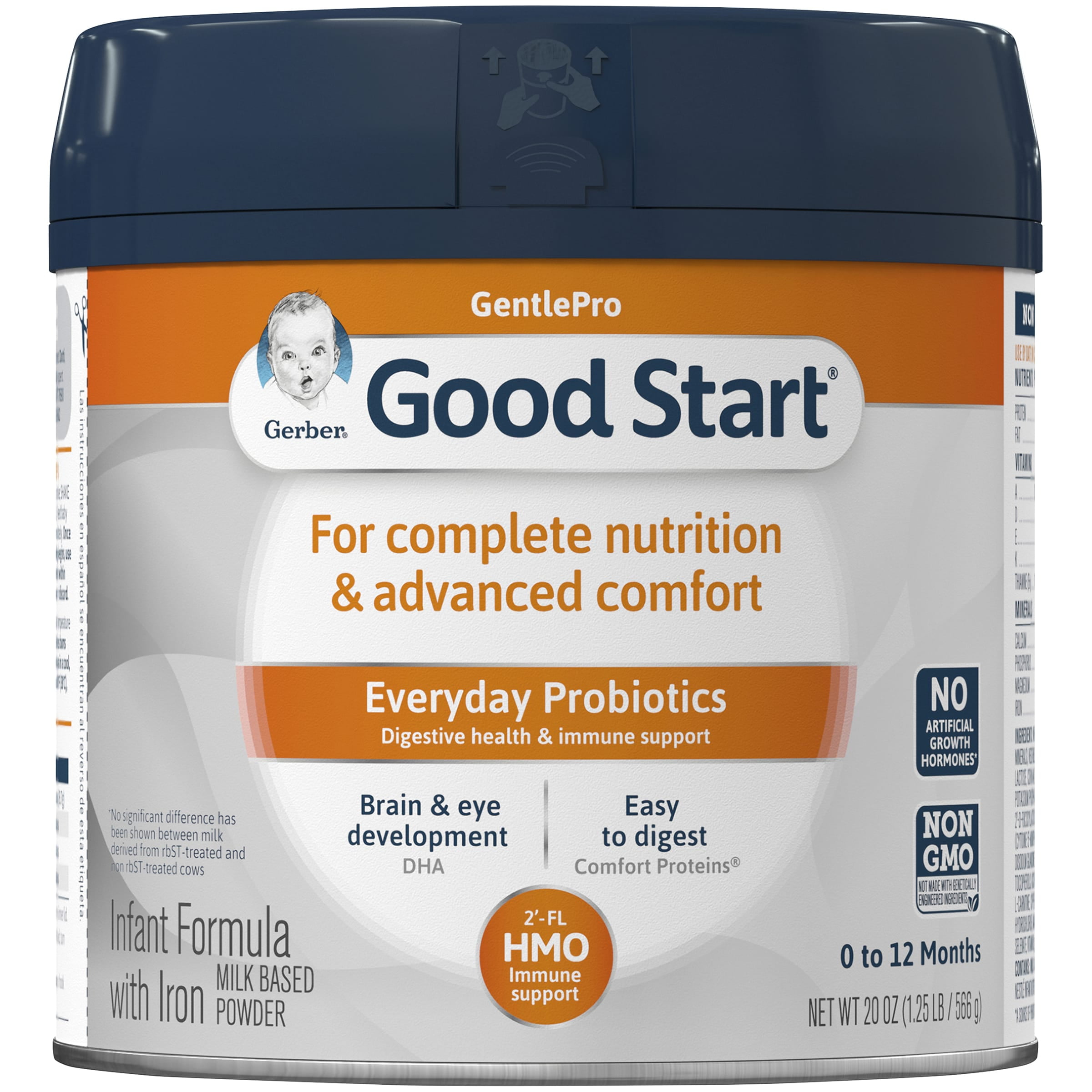 Gerber Good Start GentlePro Non-GMO Powder Baby Formula, 20 oz Tub ...