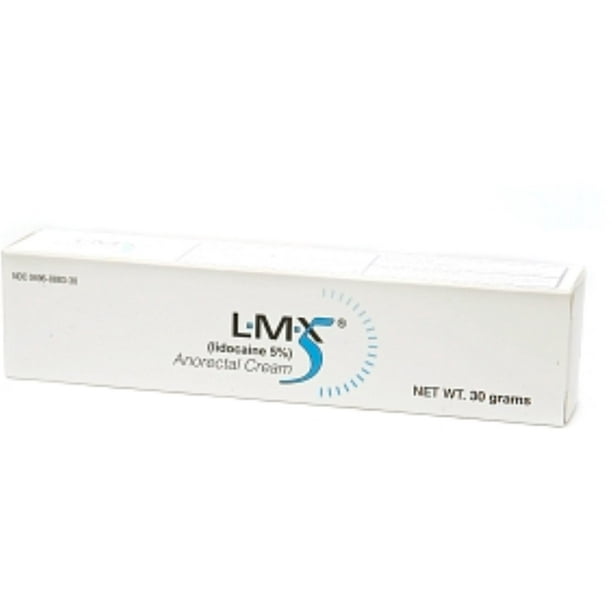 LMX 5% Anorectal Cream 30 g (Pack of 3) - Walmart.com