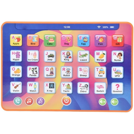 7In Learning Tablet Toddler Educational ABC Toy Learn Alphabet Sounds ...