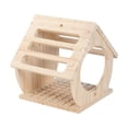 Bwomeauty Family Gifts, Avians Solid Wood Play Gym Wooden House Rest ...