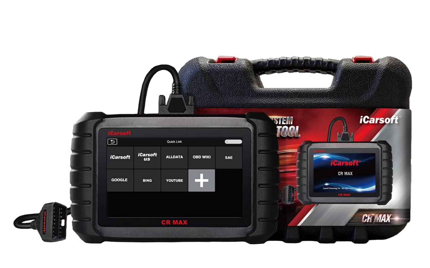 Buy iCarsoft CR Max + Free Screen Protector - Professional Multibrand ...