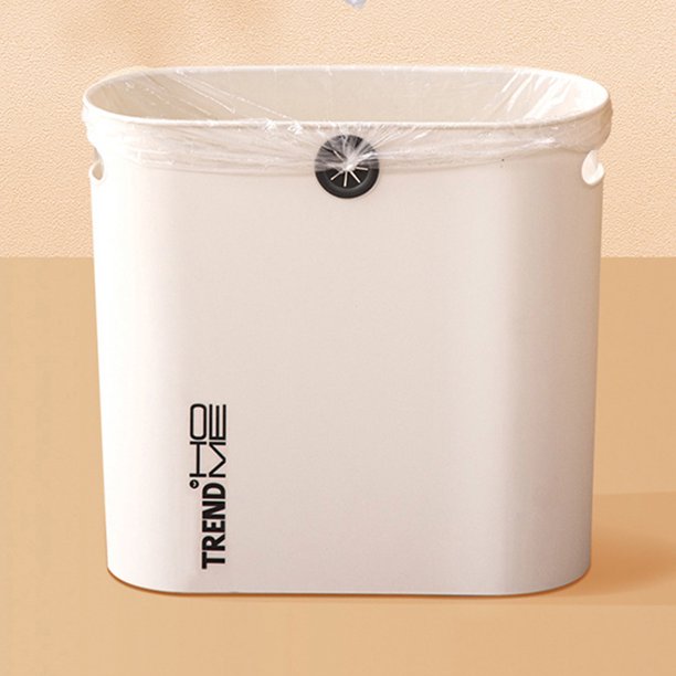 TB&W Trash Can Slim Waste Can Magazine/File Folder Storage Container ...