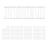 Wideskall 5" inch Snap Lock Pin Security Loop Plastic Price Tag ...