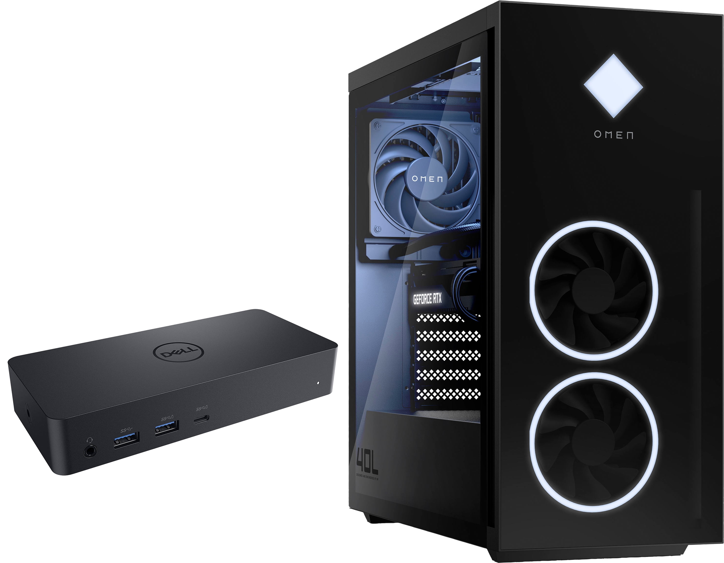 HP OMEN 40L GT21 Gaming Desktop PC (Intel i5-12400F 6-Core, GeForce RTX ...