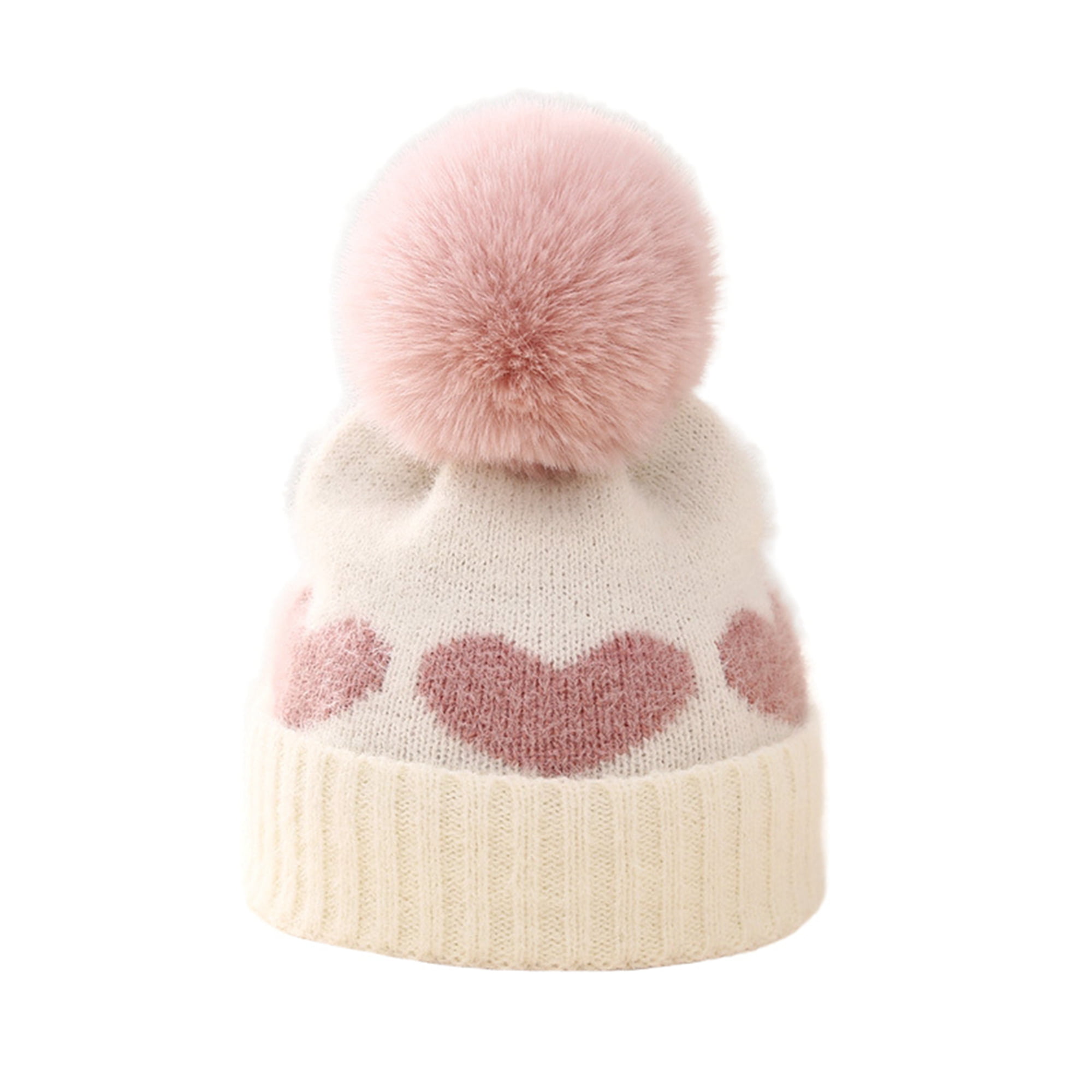 Click here for Gupgi 0-12m Infant Girl Winter Hat Baby Heart Patt... prices