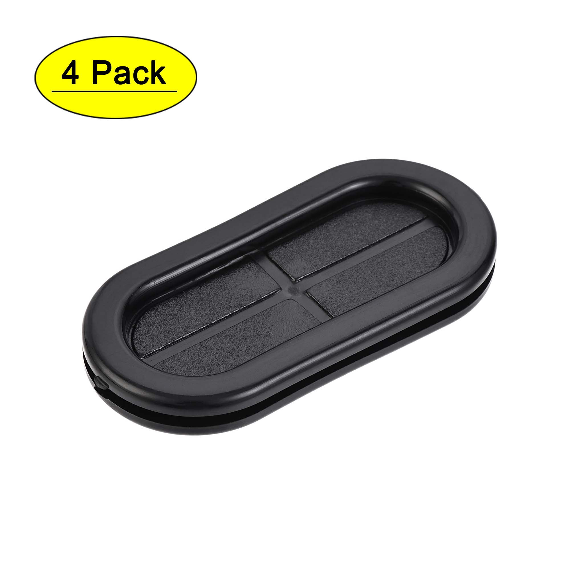 Uxcell Rubber Grommet Oval Double-Sided Mount Size 60 x 25 mm for Wire ...