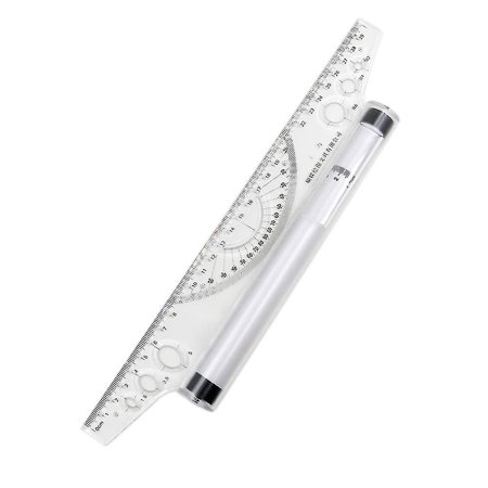 Rolling Parallel Ruler 30cm Protractor Professional Technical Drawing ...