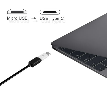 Micro USB to Type C Adapter Portable Converters Replacement for ...