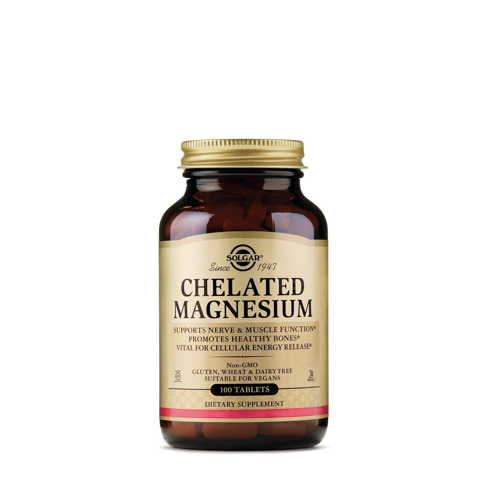 Solgar Chelated Magnesium 100 Tablets - Walmart.com