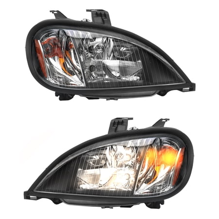 UPC 768867260875 - Black Halogen Headlights Assembly Compatible With ...