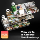 MOBI MobiCam HDX Wi-Fi Pan & Tilt Smart Nursery Monitoring Camera, Baby ...