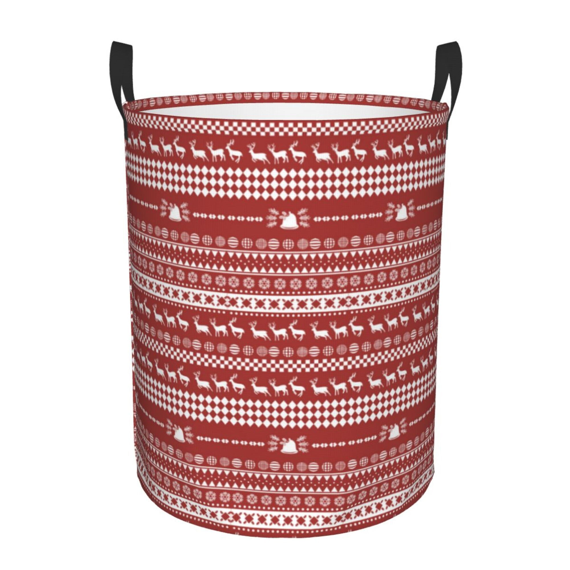 ZICANCN Laundry Basket Organizer, Geometric Snowflake Border ...