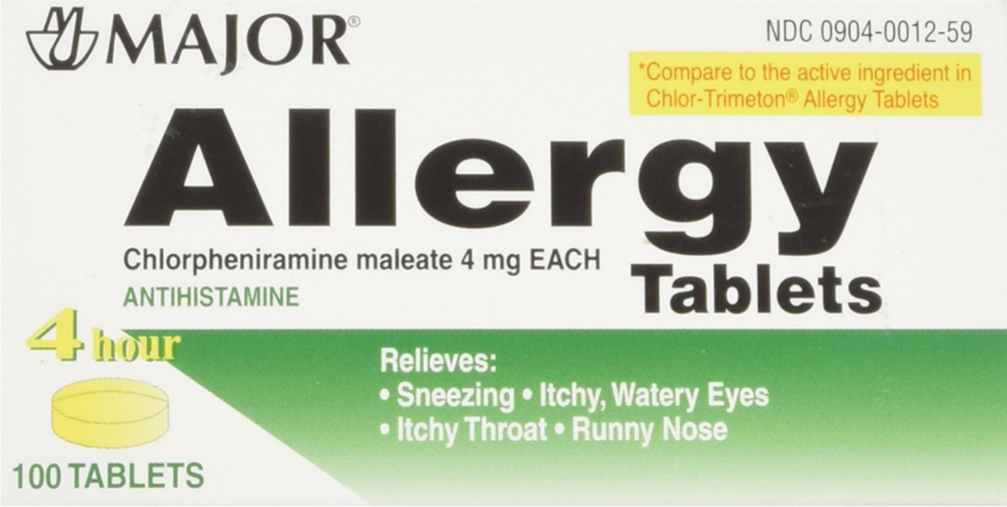 3 Pack - Allergy Tablet 100 ea - Walmart.com