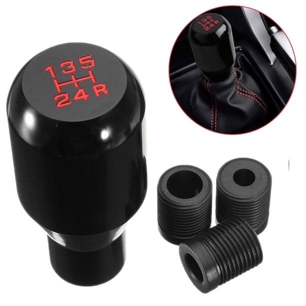 Universal Car 5 Speed Aluminio Shift Knob Manual Gear Stick Shifter ...