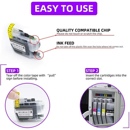 ARTITECH Replacement for Brother LC3011 LC-3011 3011 Compatible Ink ...