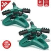 Orbit Irrigation 3-Arm Rotating Sprinkler on Telescoping Step Spike ...