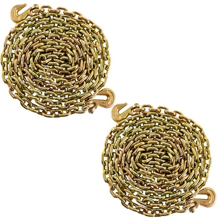 VEVOR Tow Chain 8mmx6.3m Grade 70 Chain 4700lbs Capacity Logging Chain ...