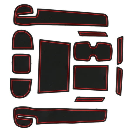 Center Console Tray Pad,12PCS Central Console Liner Center Console Mats ...