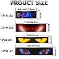 Flexible LED Car Display with Devil's Eye & Logo Animation, Remote ...