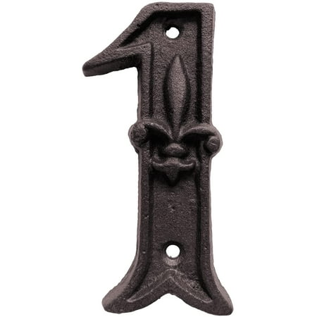 House Numbers, HTAIGUO 4.5 Inch Solid Rustic Cast Iron Numbers,Unique ...