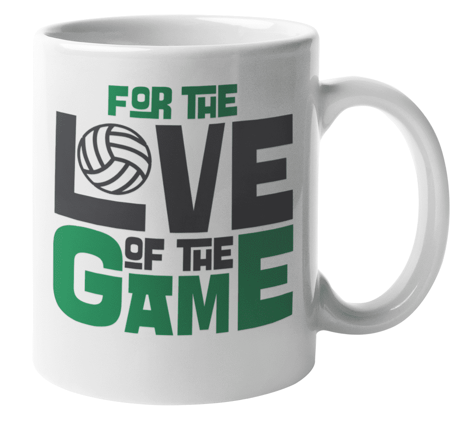 For The Love Of The Game. Passionate Coffee & Tea Mug For Spiker ...