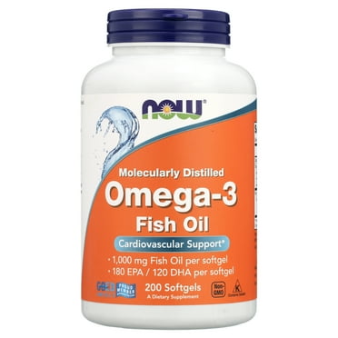 Bluebonnet Natural Omega-3 Kosher Fish Oil, 120ct - Walmart.com