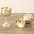 CEORPER Small Goblet Small Pure Brass Wine Glass Classical Wine Set ...