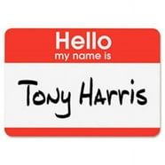 Avery Blue Border White Name Badge 50ct - Walmart.com