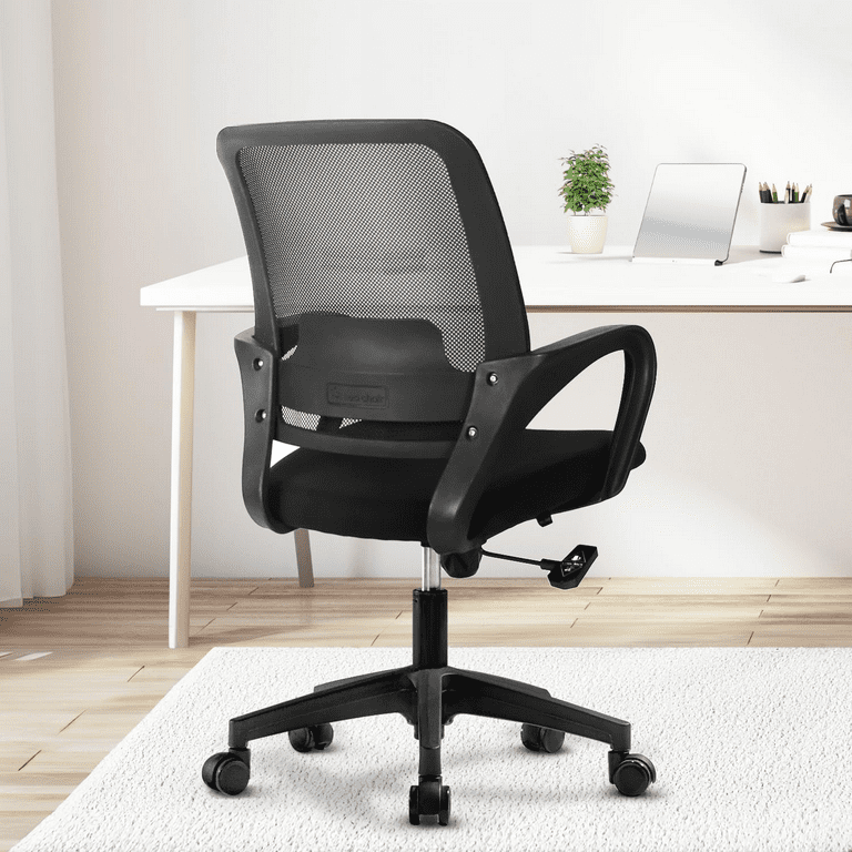 Neo Chair MB 5 Ergonomic Mid Back Adjustable Mesh Home Office Computer Desk Chair Black