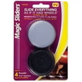 Magic Sliders Gray 2-3/8 in. Adhesive Polymer Sliding Discs 4 pk ...