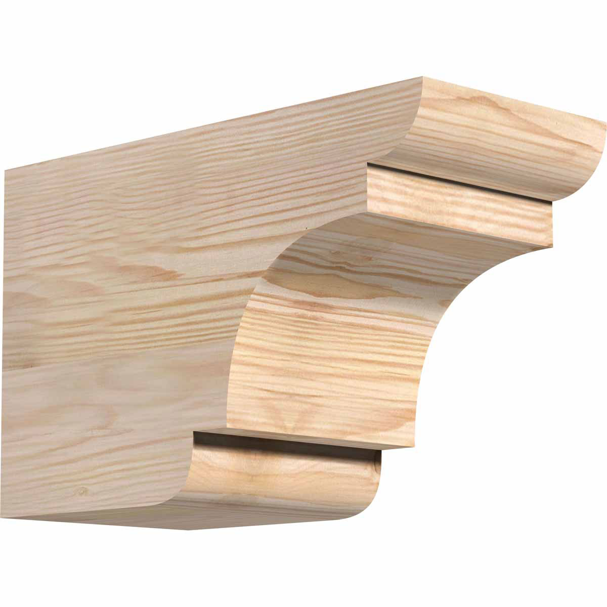 5 1/2"W x 8"H x 12"L New Brighton Smooth Rafter Tail, Douglas Fir ...