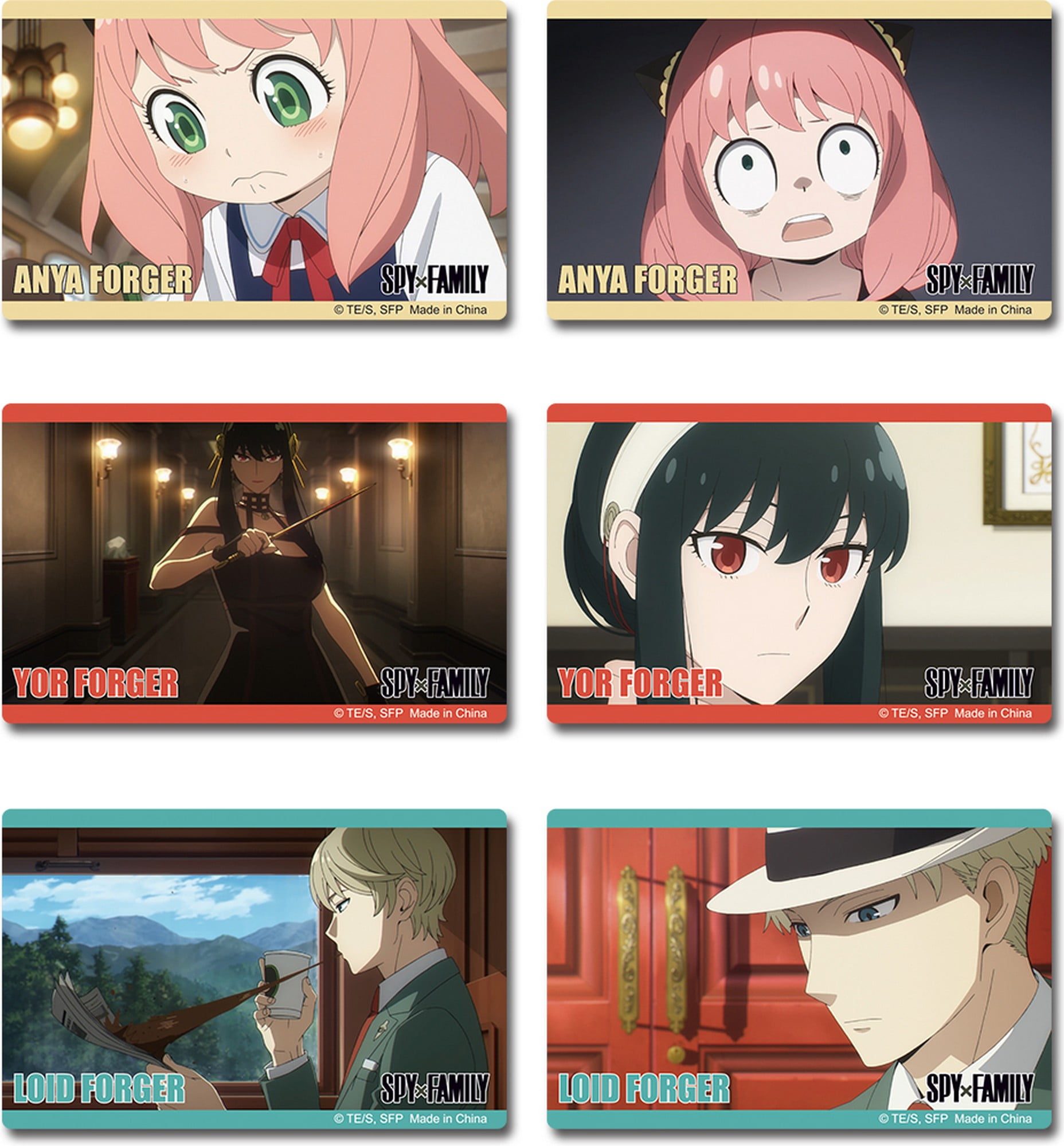 Spy X Family - Pv Screenshot Holographic Die-Cut Sticker Set - Walmart.com