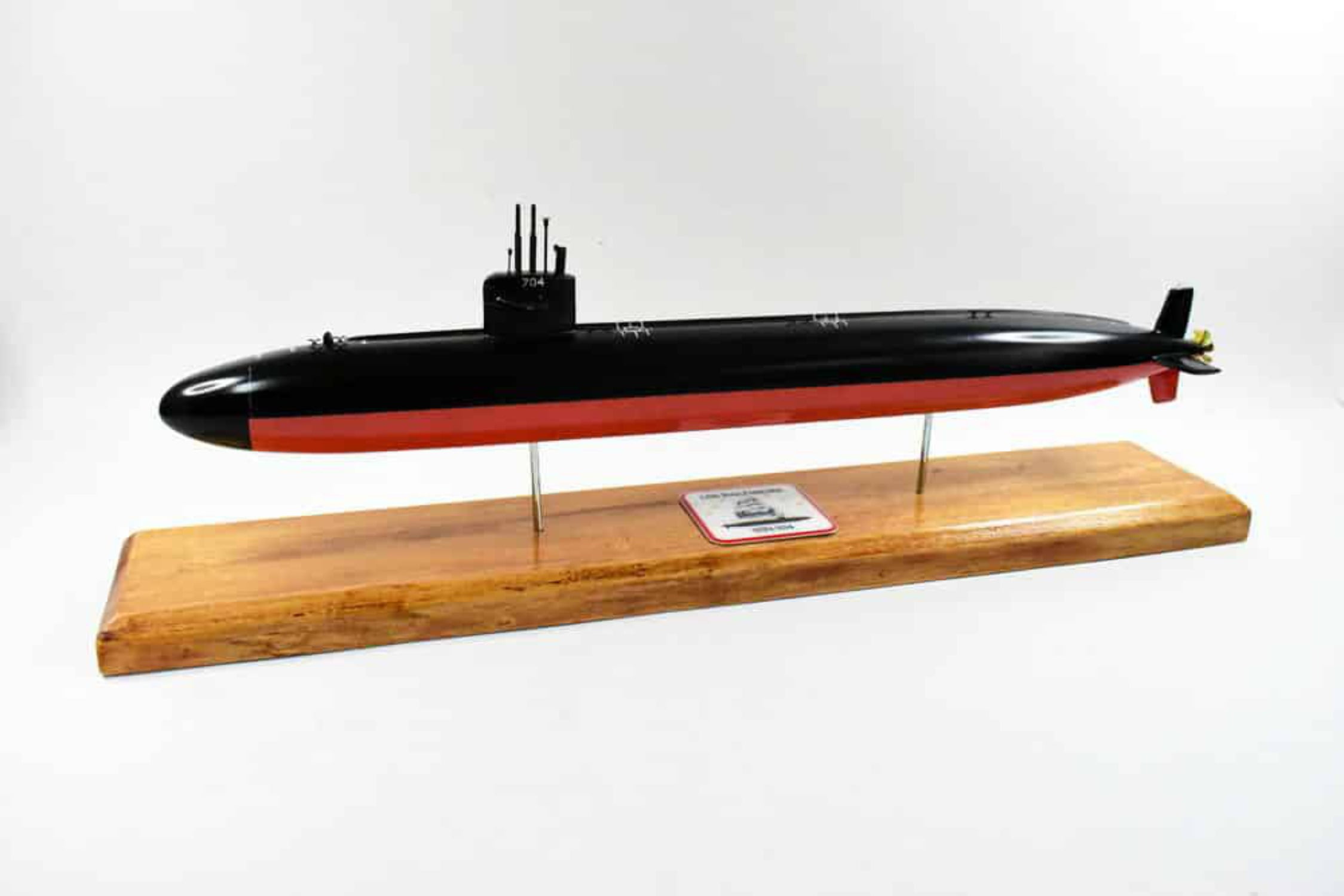 USS Baltimore (SSN-704) Flt I Submarine Model,Navy,Scale Model,Mahogany ...