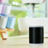 Hello Hobby Black Machine Embroidery Thread, 100% Polyester, 40 WT ...