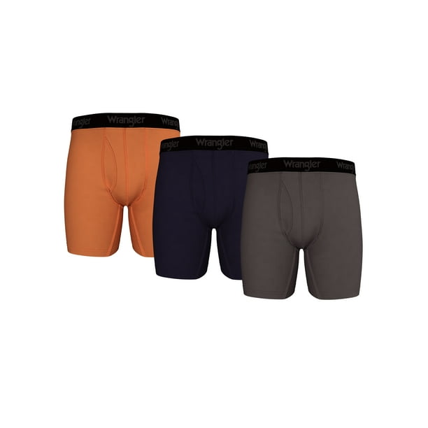 Wrangler Men's Breathable Mesh Boxer Briefs, 3 Pack - Walmart.com
